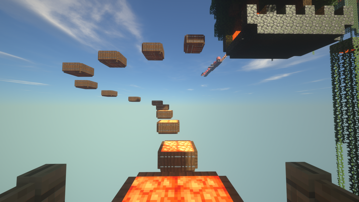 SKY PARKOUR MAP ≧ ≦ Minecraft Map