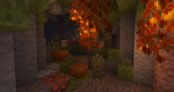 Jicklus 1.17 [ORANGE AUTUMN ADDON] Minecraft Texture Pack