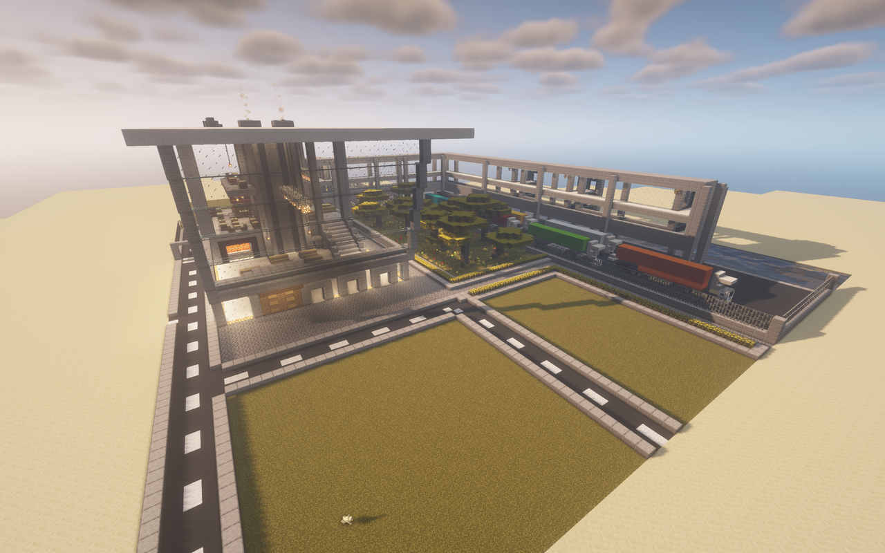 Cruise Ship Terminal Minecraft Map