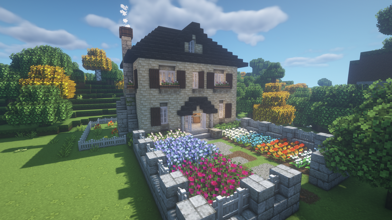 English Suburban House | Minecraft Build | My First Build :D Minecraft Map