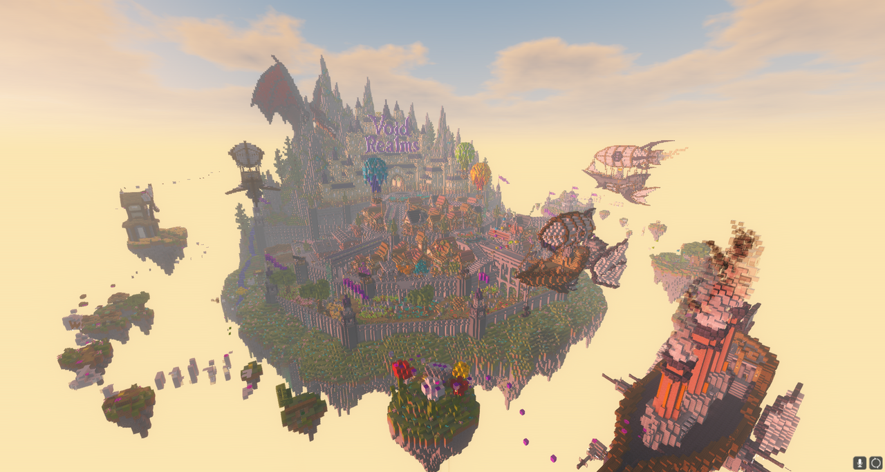 Void Realms | Towny | Skyblock | Creative Minecraft Server