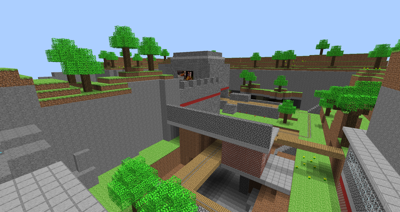 Minepit [TF2 map recreated in Minecraft] Minecraft Map