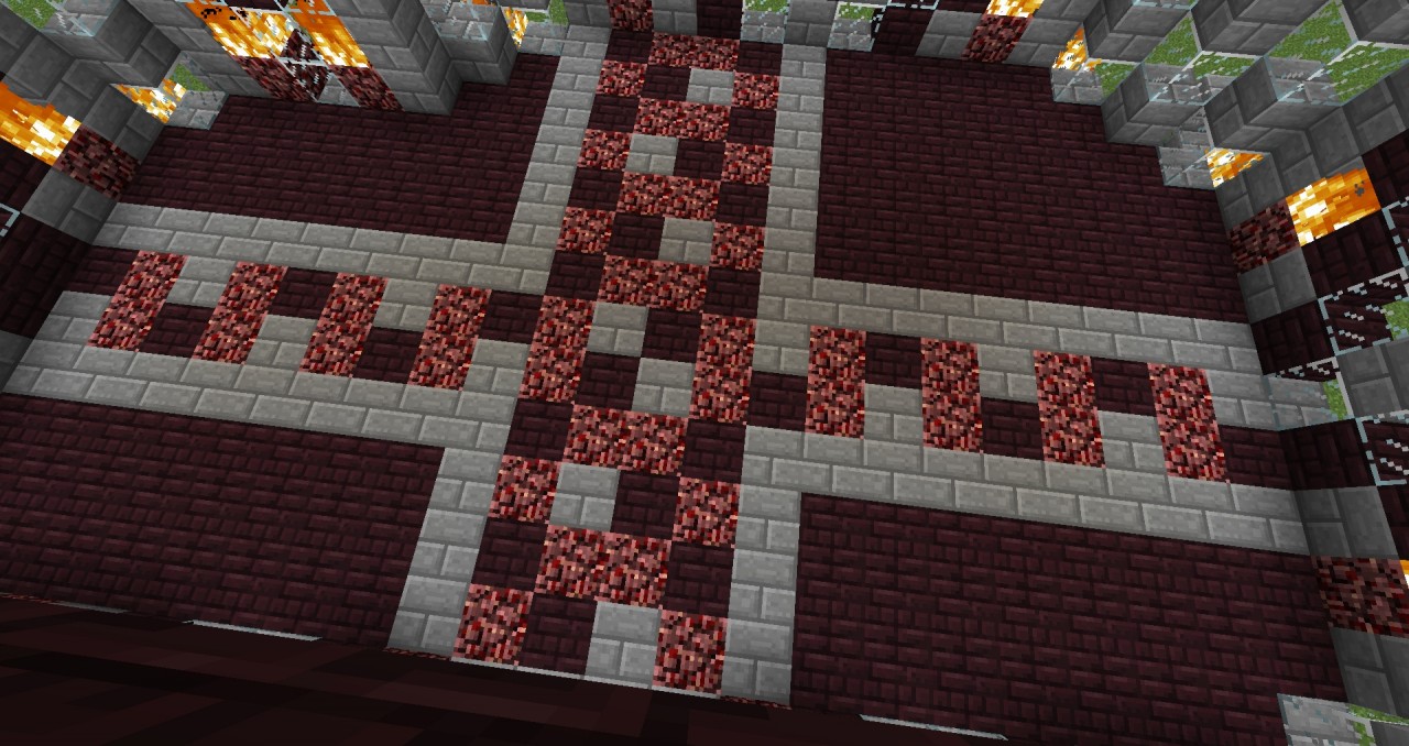 The truly very first fire building I made. Minecraft Map