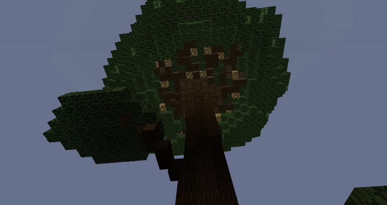 Regular Tree and First Tree I've Ever Made. Minecraft Map