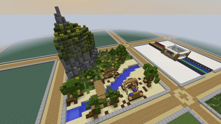A plot building Minecraft Map
