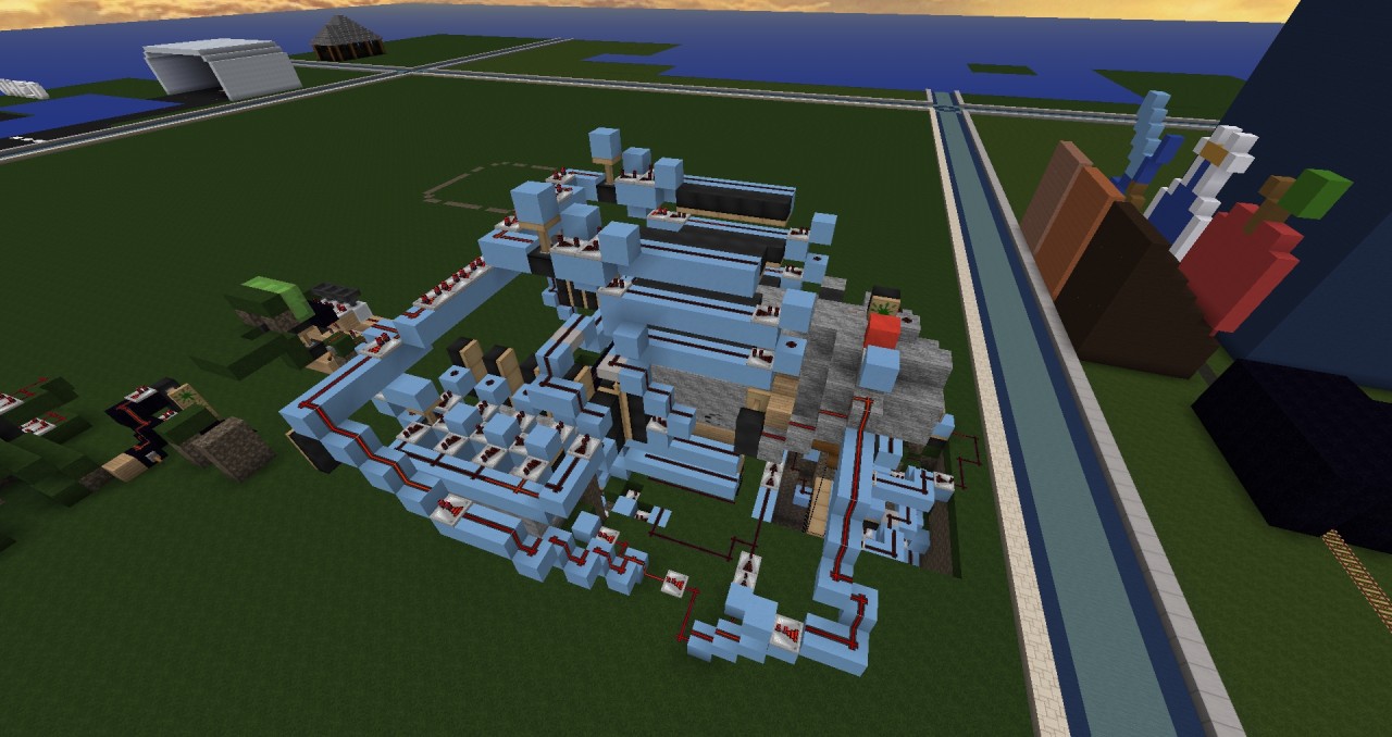 Redstone Self-Shifting Cave Minecraft Map