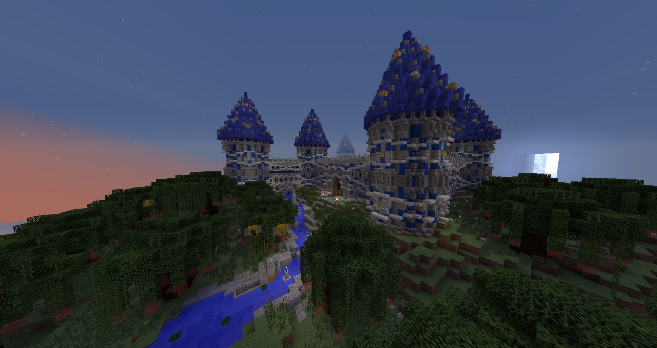 The castles of GoldenNinja05! Minecraft Map