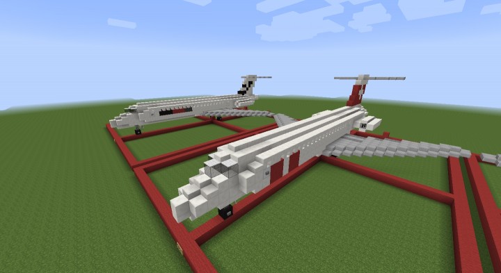 McDonnell Douglas MD-80 [8 Liveries] Minecraft Map
