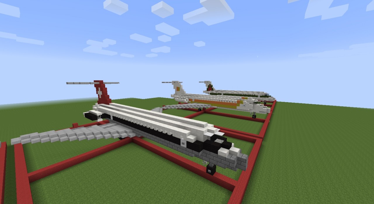 McDonnell Douglas MD-80 [8 Liveries] Minecraft Map