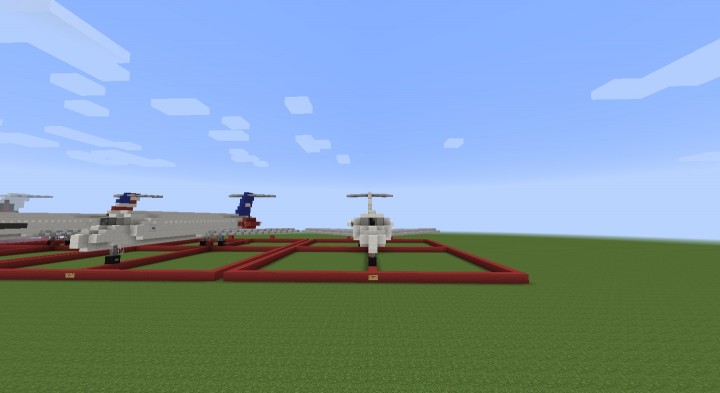 McDonnell Douglas MD-80 [8 Liveries] Minecraft Map