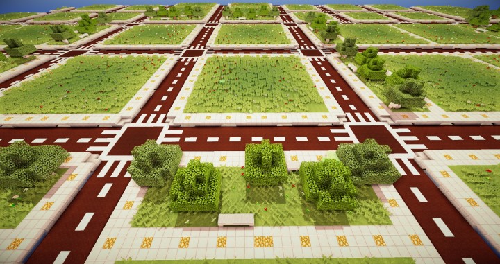 200 Plot Map Download (Different Sizes & Parks) 20x20 & 30x30 Minecraft Map