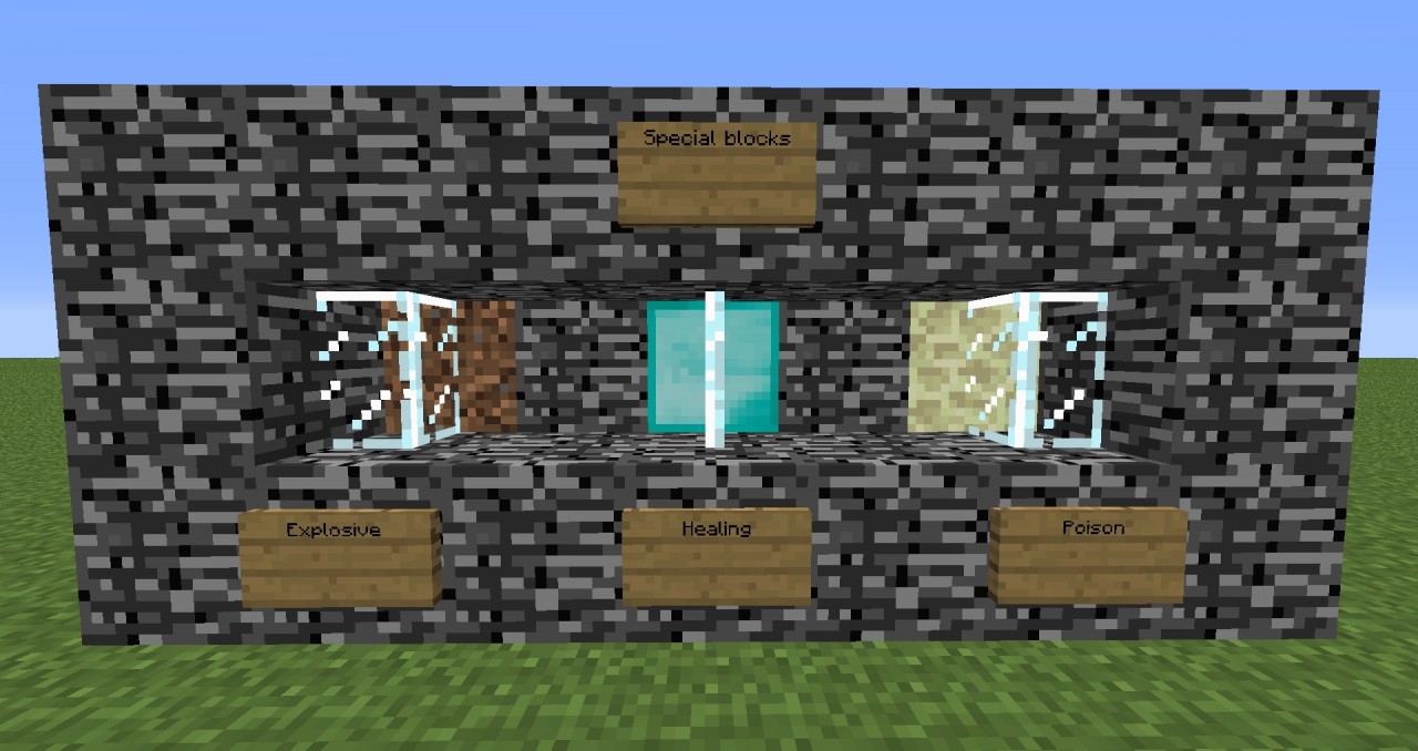 Vanilla mod - Custom ability blocks Minecraft Map