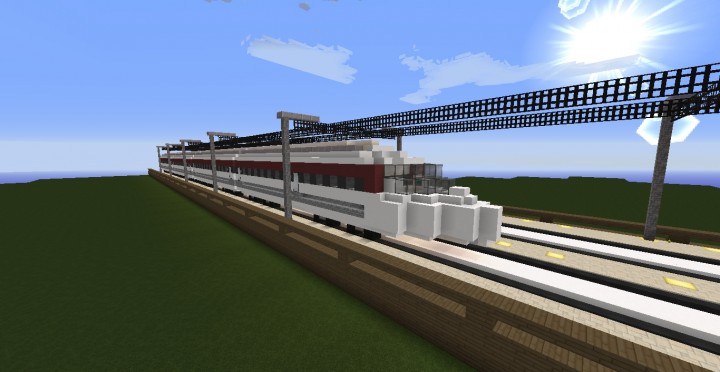Bolt-1000 | High Speed Train | CB Rail Minecraft Map