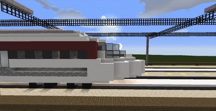 Bolt-1000 | High Speed Train | CB Rail Minecraft Map