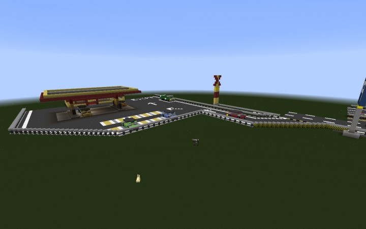 Motorway border crossing Minecraft Map