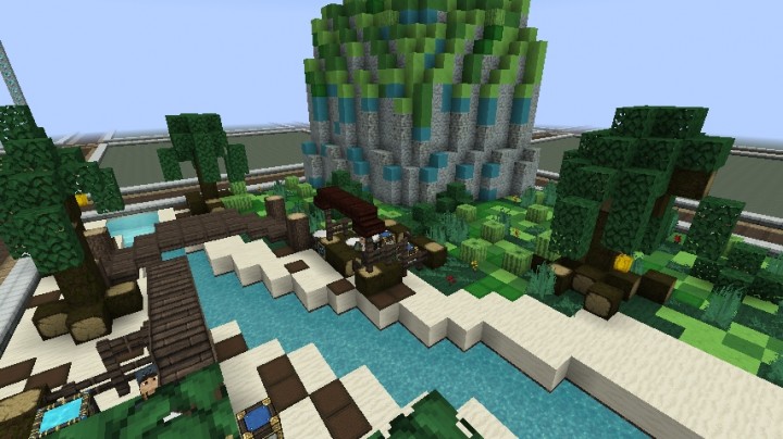 A plot building Minecraft Map