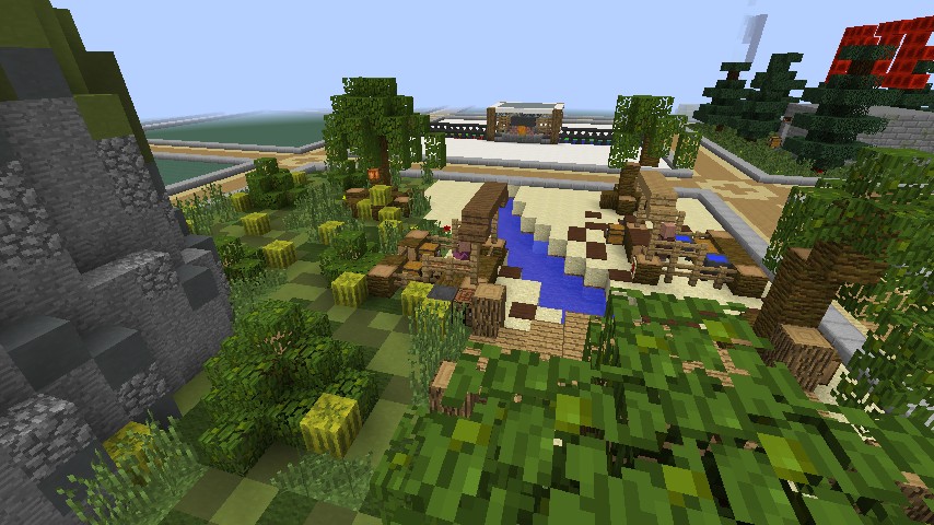 A plot building Minecraft Map