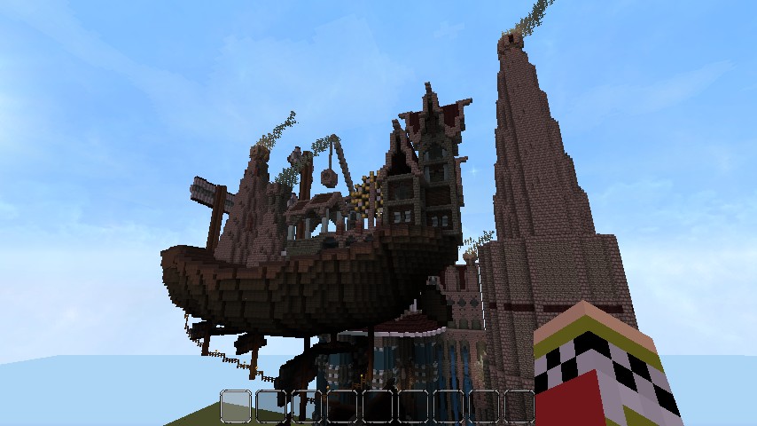 Victorian Steampunk Fantasy factory Minecraft Map