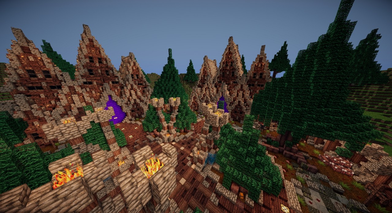 Medieval Spawn / Hub | Download | Built by Valgonir Minecraft Map
