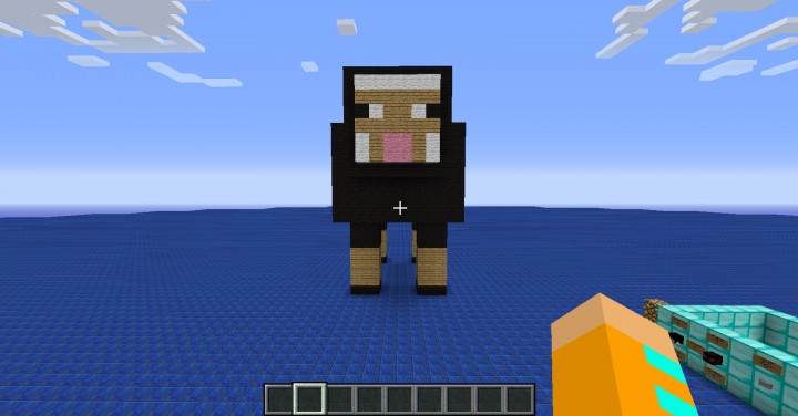 Working Jeb_ sheep statue in 1.8 vanilla minecraft! Minecraft Map
