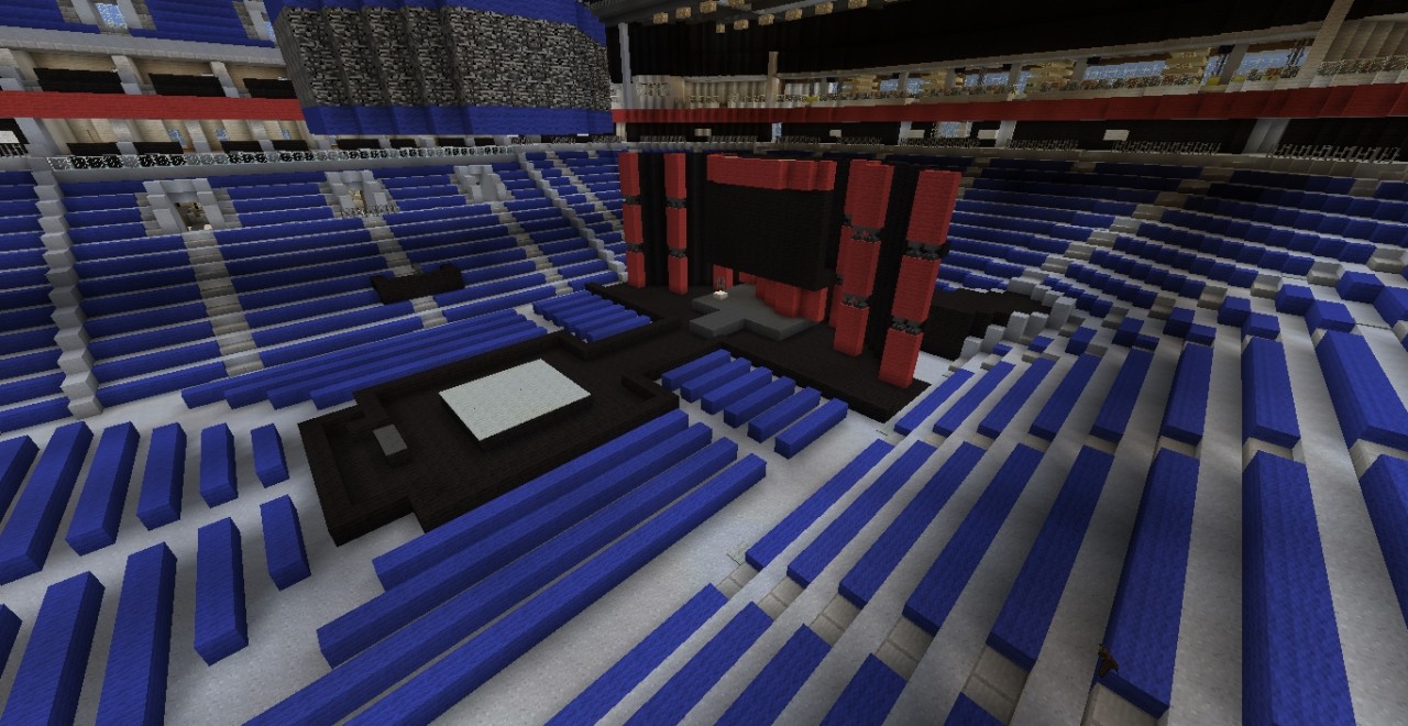 WWE RAW Stage Minecraft Map