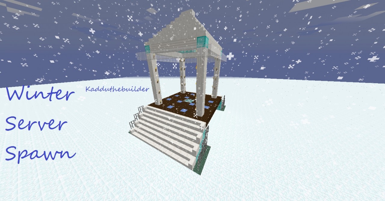 Small Winter Server Spawn Minecraft Map