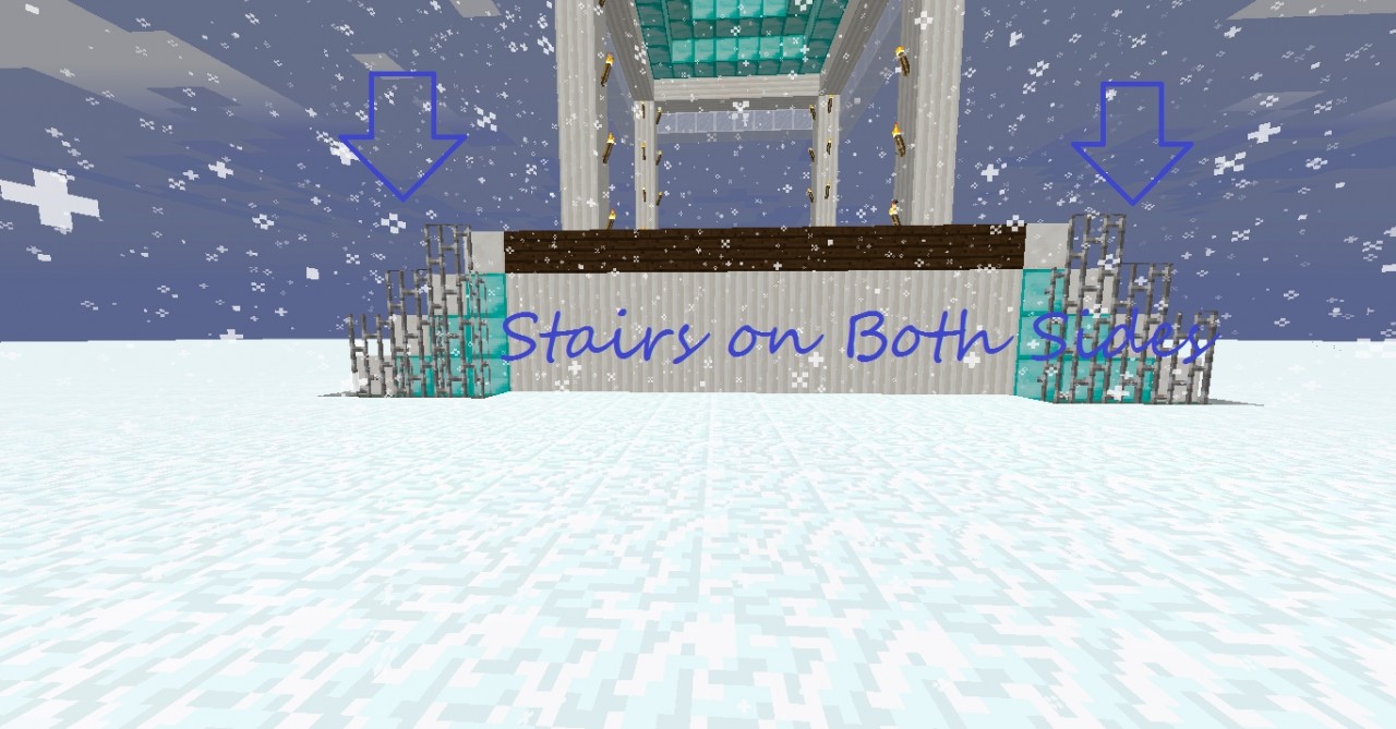 Small Winter Server Spawn Minecraft Map