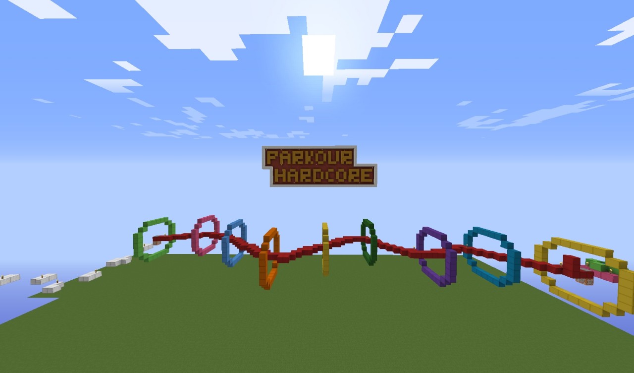Parkour Hardcore Minecraft Map