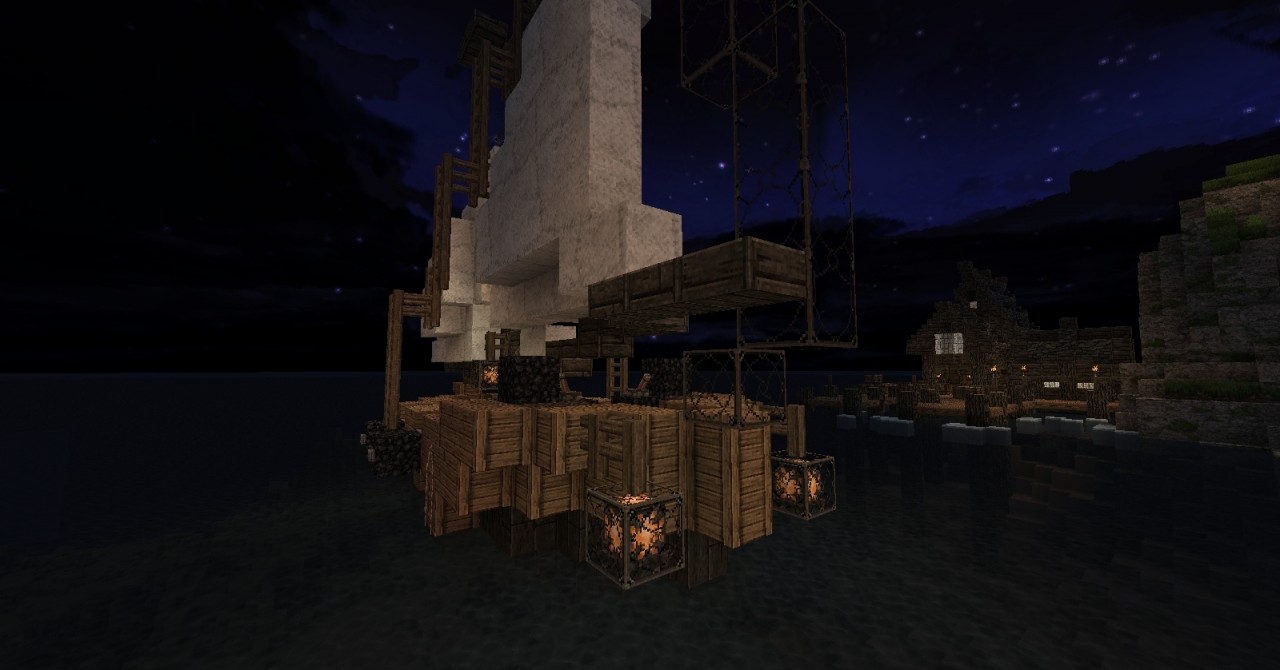 Colonial Era Warship: Gunboat Minecraft Map