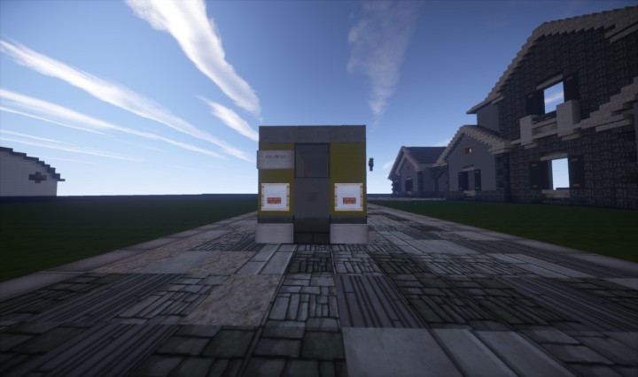 DHL Van ~~~~~ German Post Minecraft Map