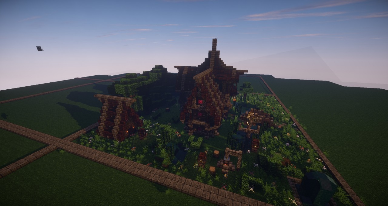 Simple Medieval House + Garden - [Free Download] Minecraft Map