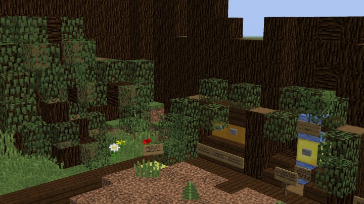 Hide the block game! Minecraft Map