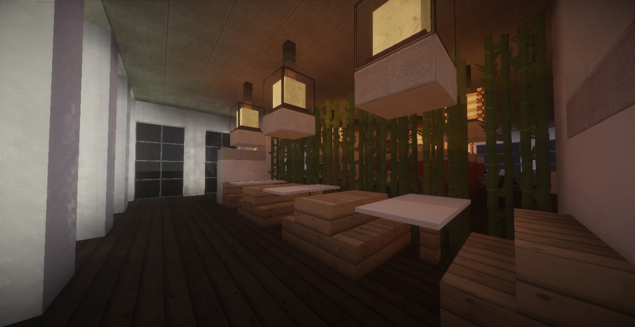 Modern Pizza Hut Restaurant Minecraft Map