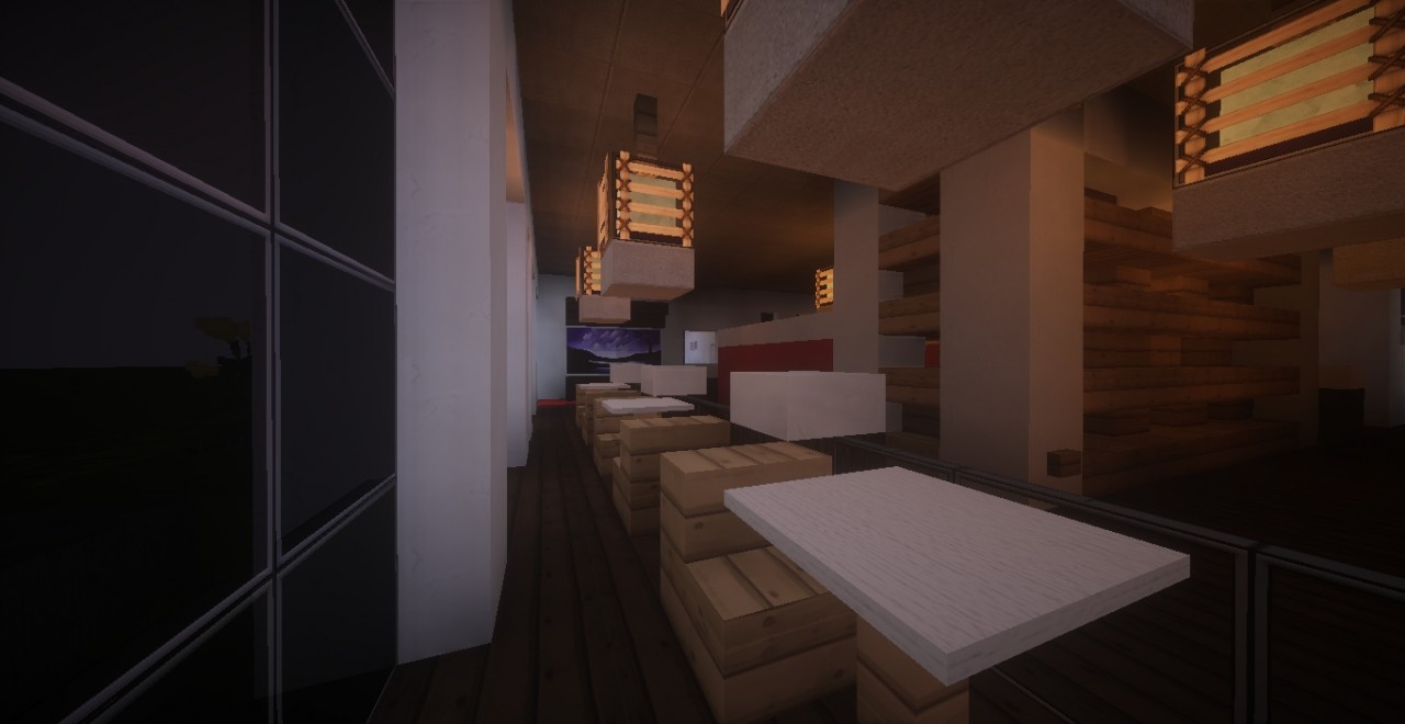 Modern Pizza Hut Restaurant Minecraft Map