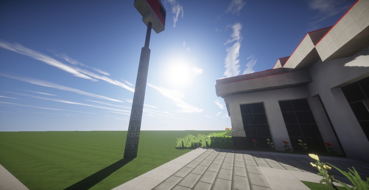 Modern Pizza Hut Restaurant Minecraft Map