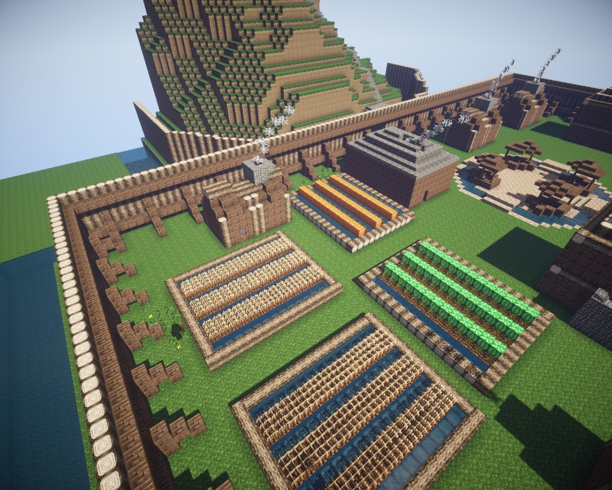 Medieval Motte&Bailey Castle Minecraft Map