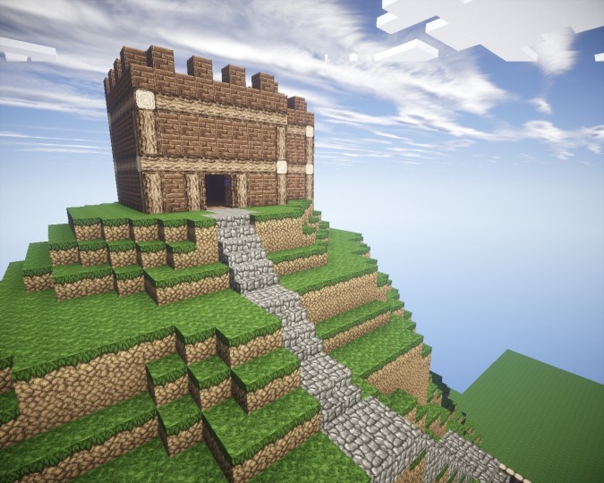 Medieval Motte&Bailey Castle Minecraft Map