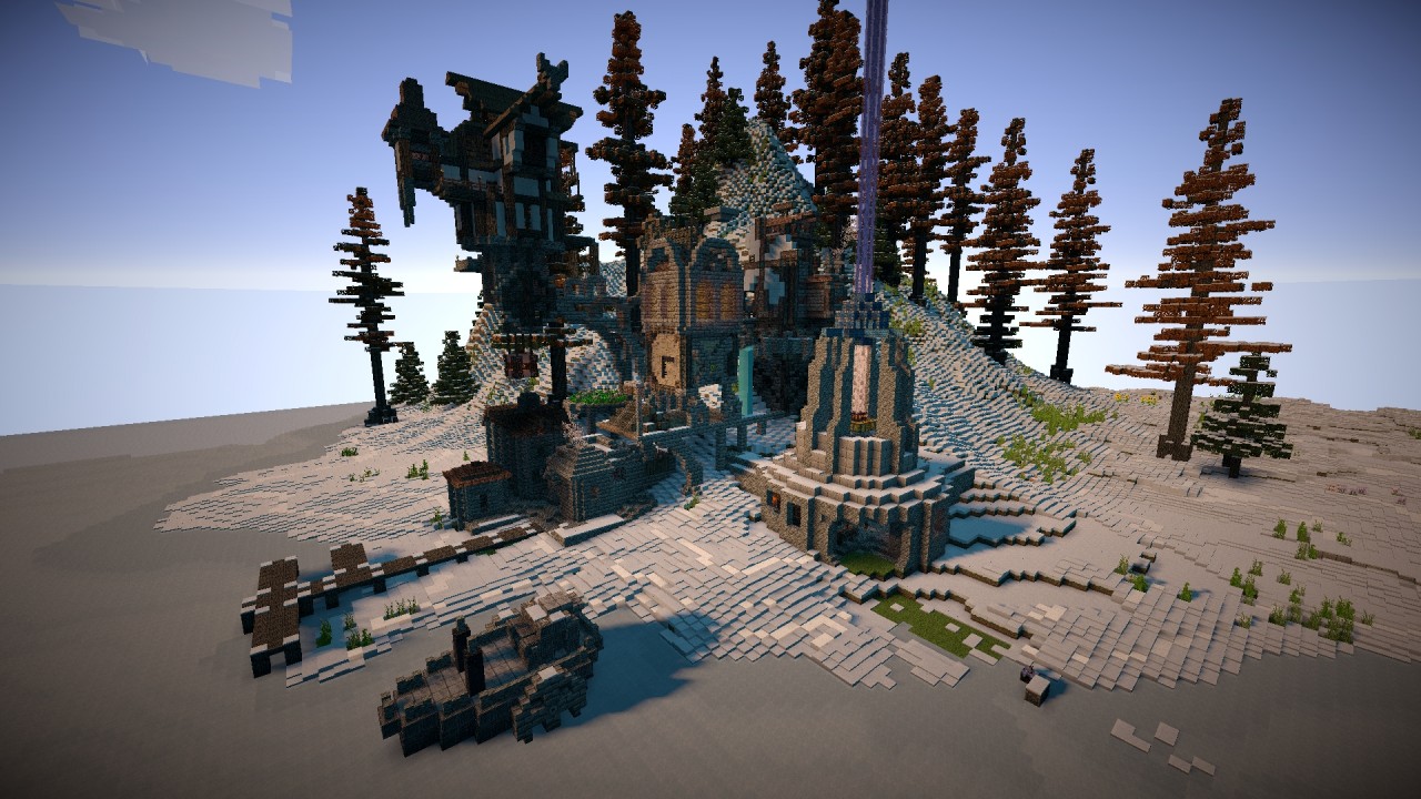 Nordic Steam Punk City Minecraft Map