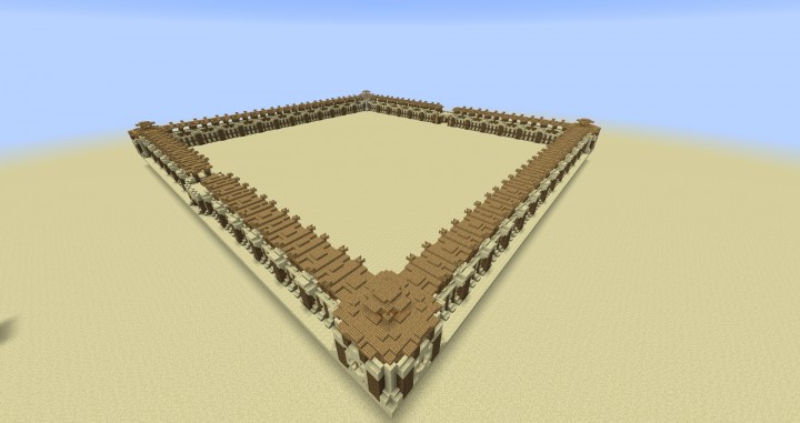 Desert Fortress Building Kit Minecraft Map