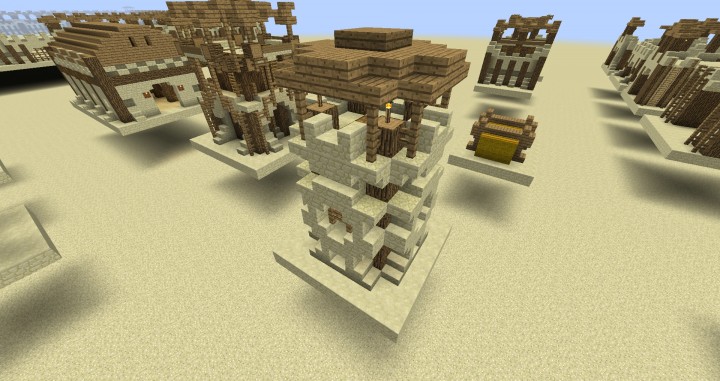 Desert Fortress Building Kit Minecraft Map