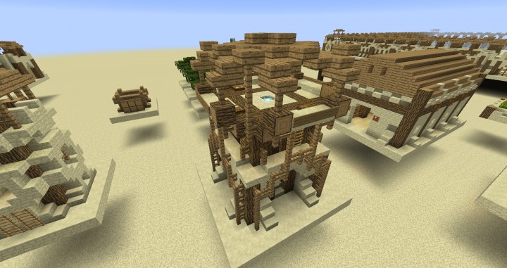 Desert Fortress Building Kit Minecraft Map