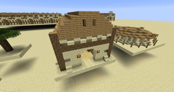 Desert Fortress Building Kit Minecraft Map