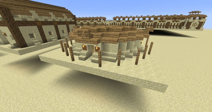 Desert Fortress Building Kit Minecraft Map