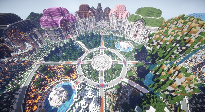 WaveMC Network Hub Minecraft Map