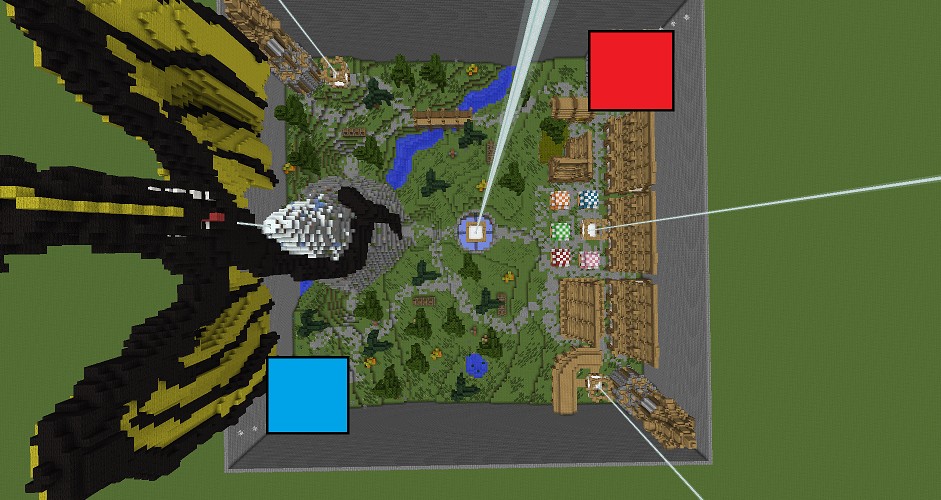 Mineplex Dominate Build [With Dragon] Minecraft Map