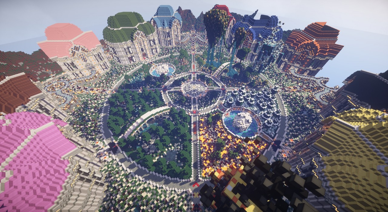 WaveMC Network Hub Minecraft Map