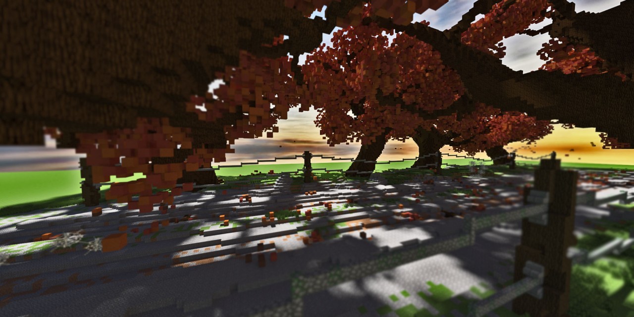 Fall Road Minecraft Map