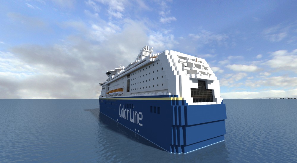 Color Fantasy - car ferry [no interior] Minecraft Map
