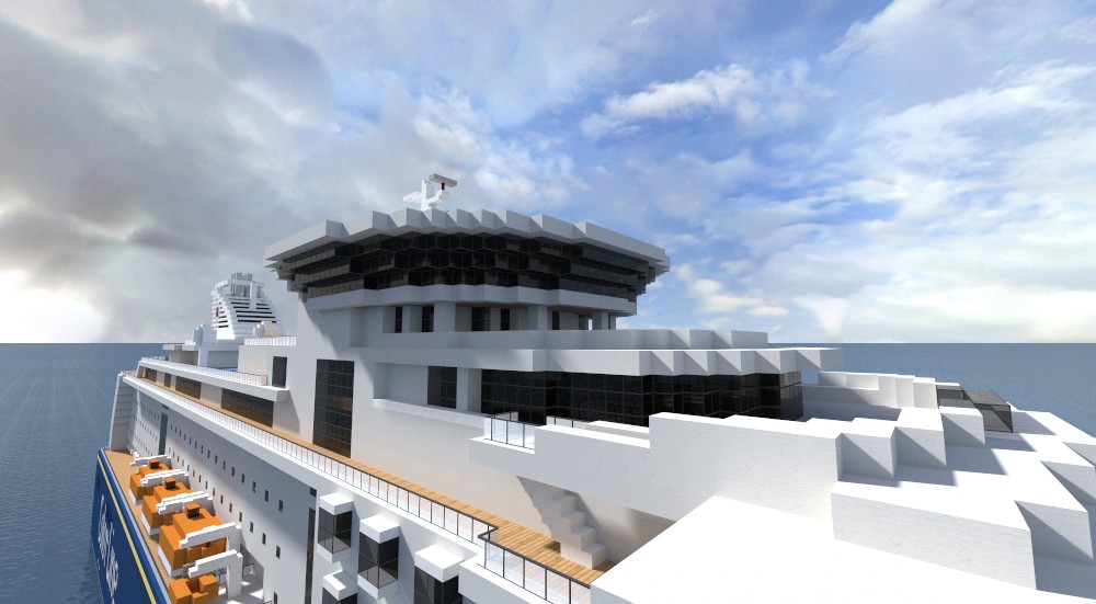 Color Fantasy - car ferry [no interior] Minecraft Map