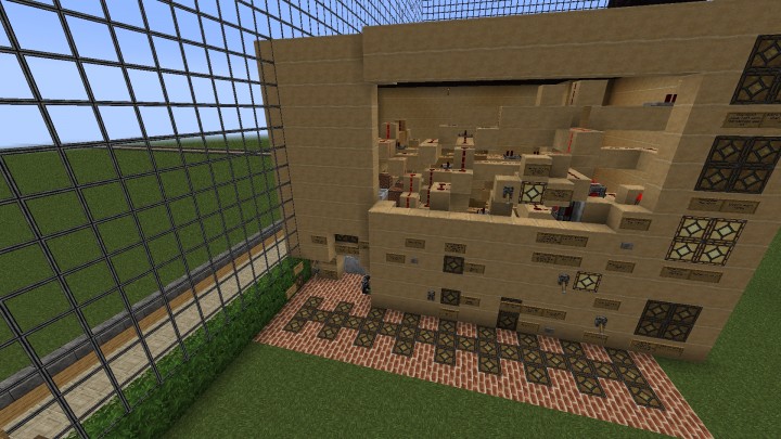 Redstone alarm system Minecraft Map